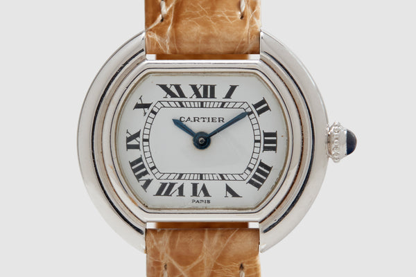 Cartier Ellipse White Gold Watch – Foundwell
