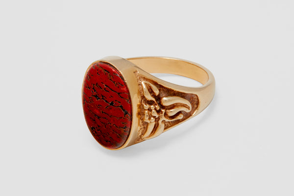 Dinosaur Bone Signet Ring – Foundwell