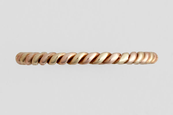 Braided Gold Band – Foundwell