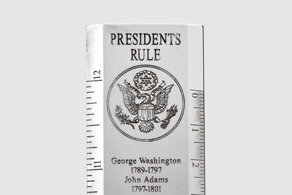 Commemorative President's Ruler – Foundwell